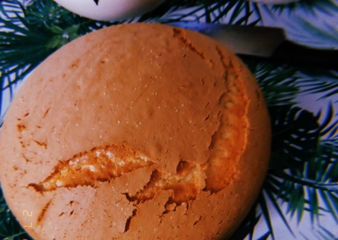 Recipe: Perfect Hans' first sponge cake💜