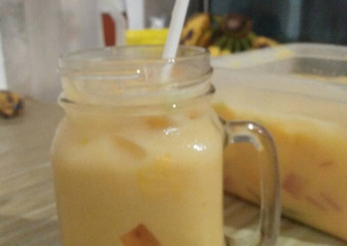 Resep Es jeli mangga sagu oleh linaherlina - Cookpad