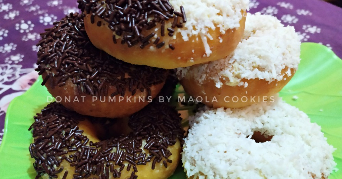 Resep Donat Labu Kuning oleh Maola Cookies - Cookpad