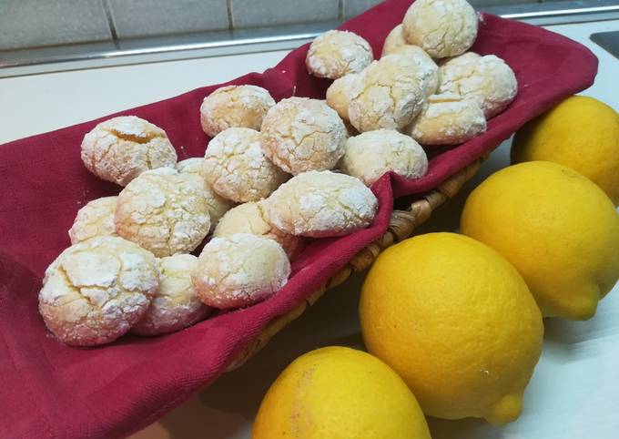 Ricetta Lemon Crinkle dolcetti al limone facilissimi 😋 di Cristina ...