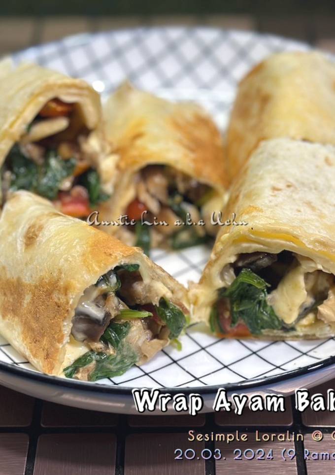 Resipi Wrap Ayam Baby Spinach oleh Sesimple Loralin - Cookpad