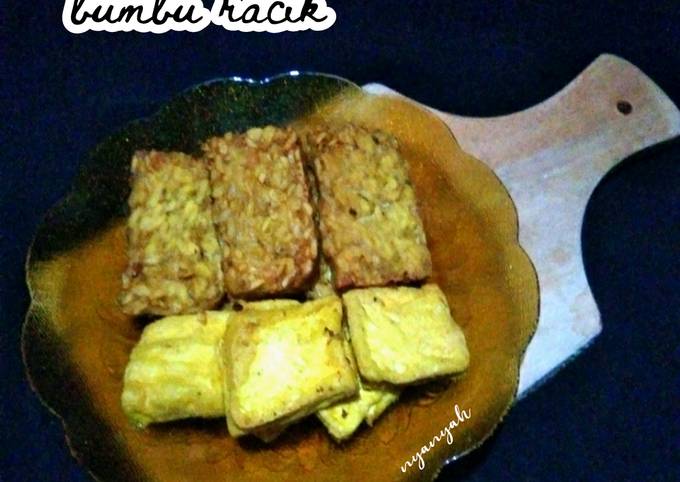 Resep Tahu tempe goreng bumbu racik oleh Nyanyah - Cookpad