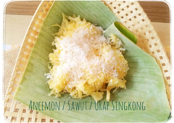 Resep Ancemon / Sawut / Urab Singkong oleh Aini mama 2N 2R - Cookpad