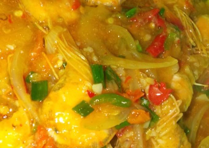 Resep Udang saos pedas oleh Vella Noveria Rahman - Cookpad