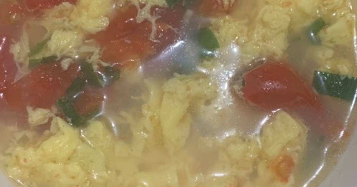 Resep Sop Telur Tomat oleh Astri Septiani - Cookpad
