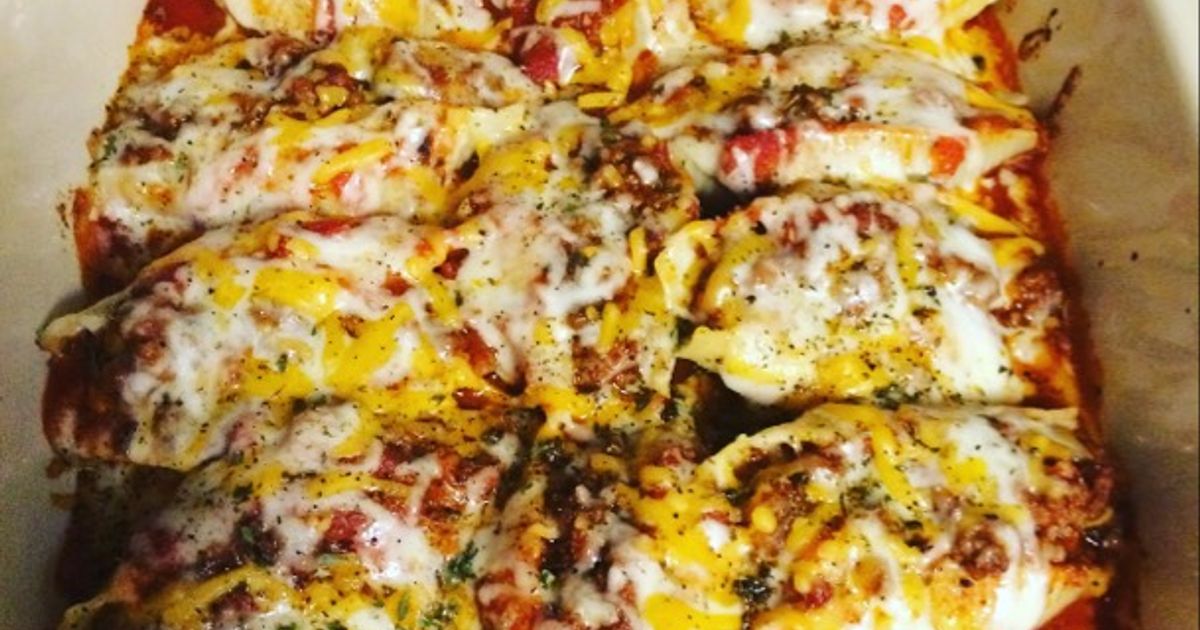 Stuffed Jumbo Pasta Shells Recipe by LISA DUNSON