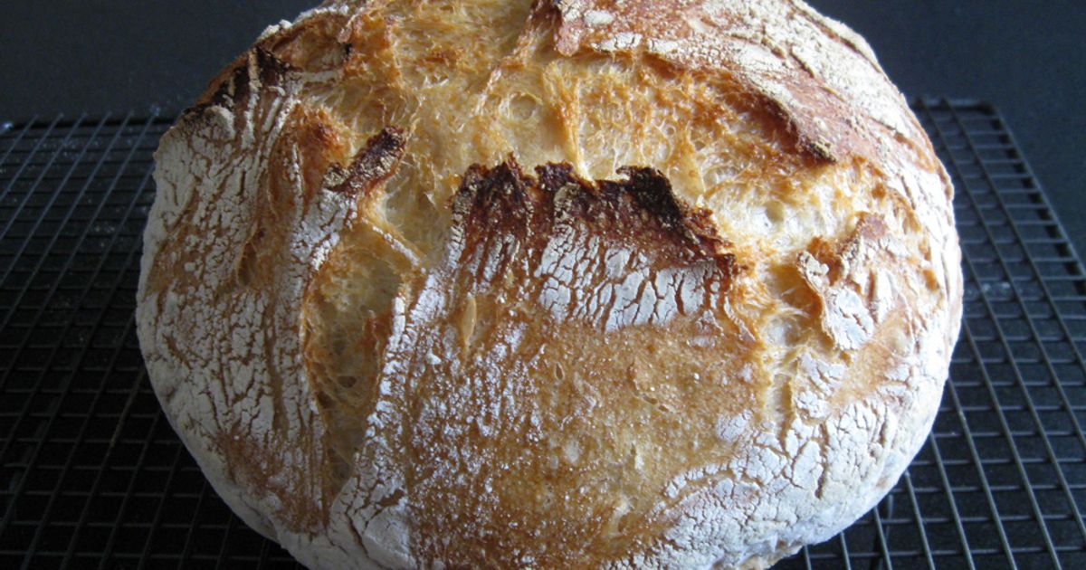 Overnight Proofing Plain Flour Rustic Bread Recipe by Hiroko Liston - Cookpad