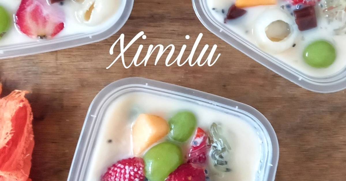 Resep Ximilu Es Buah Hongkong oleh Desfita_MamiCay - Cookpad