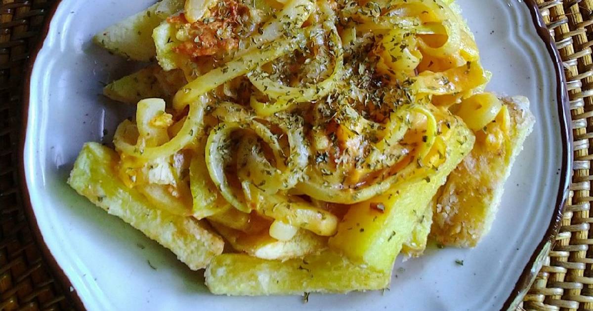 Resep Potato Wedges Salted Egg oleh Ninik Kitchen - Cookpad