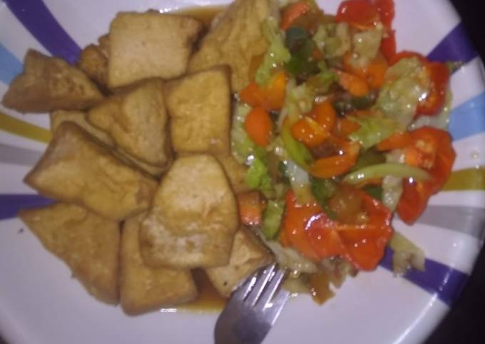 Awara (tofu) with vegetable Recipe by SSY Foodies Kitchen - Cookpad