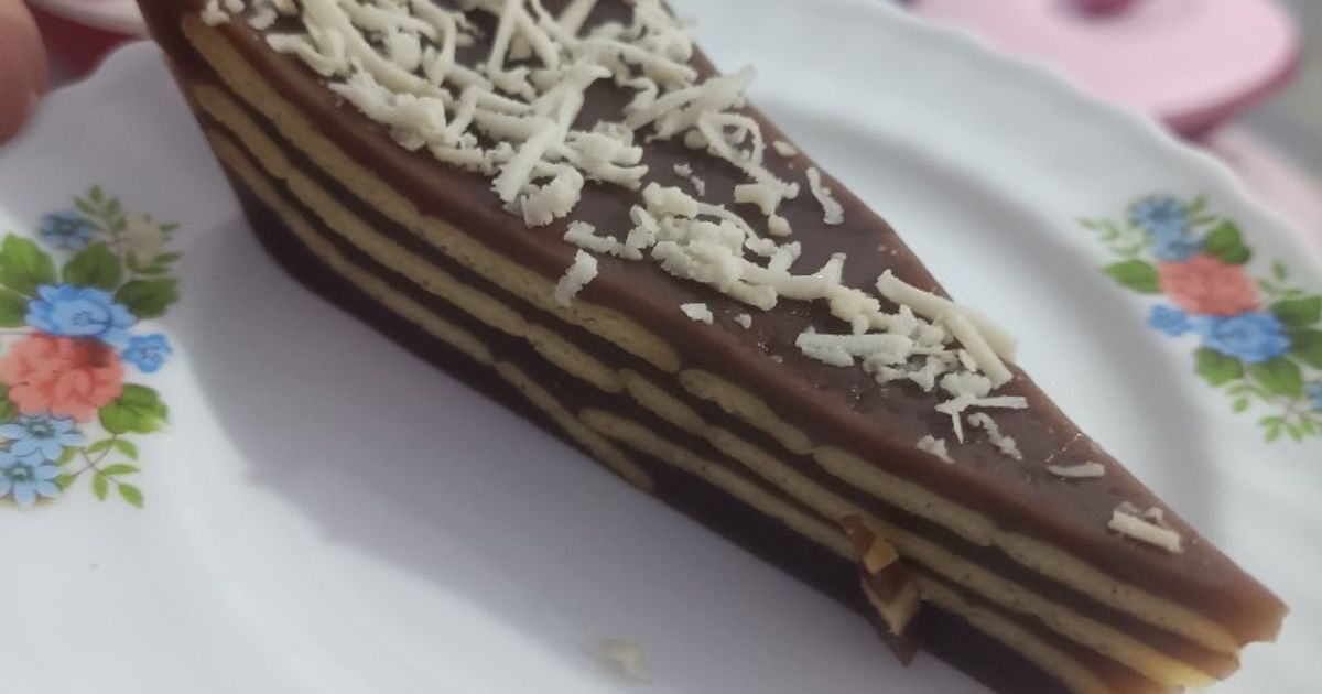 Resep pirex puding biskuit rumahan enak dan mudah - Cookpad