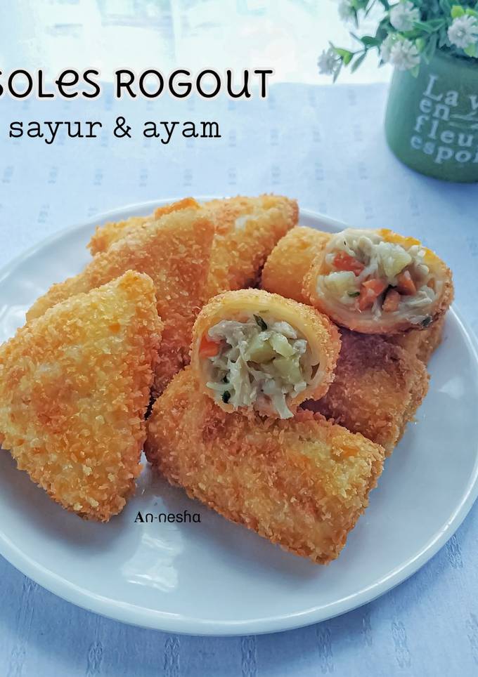 Resep 560. Risoles Rogout Sayur & Ayam oleh An_nesha - Cookpad