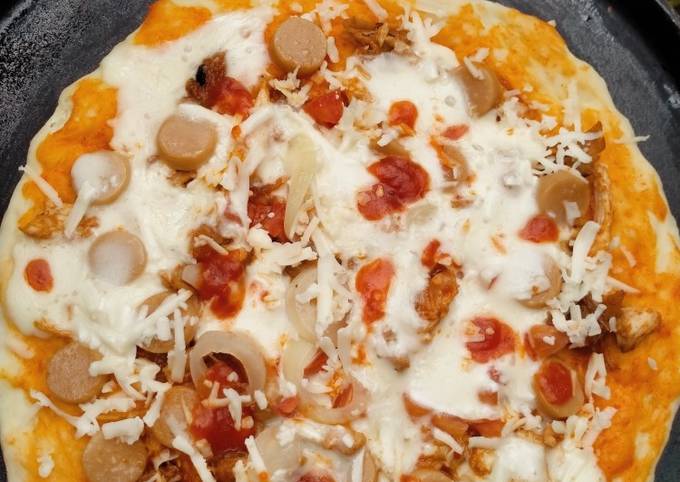 Resep Pizza teplon,Mudah dan simple oleh Diana sl - Cookpad