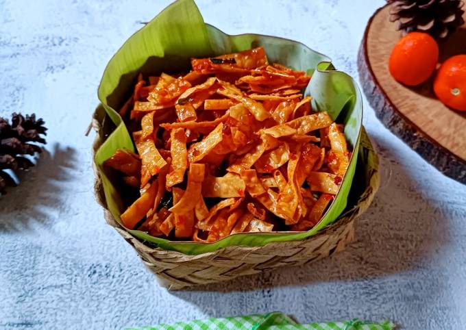 Resep Sambal Kulit Pangsit Kering oleh Dapur Mang Ariss - Cookpad