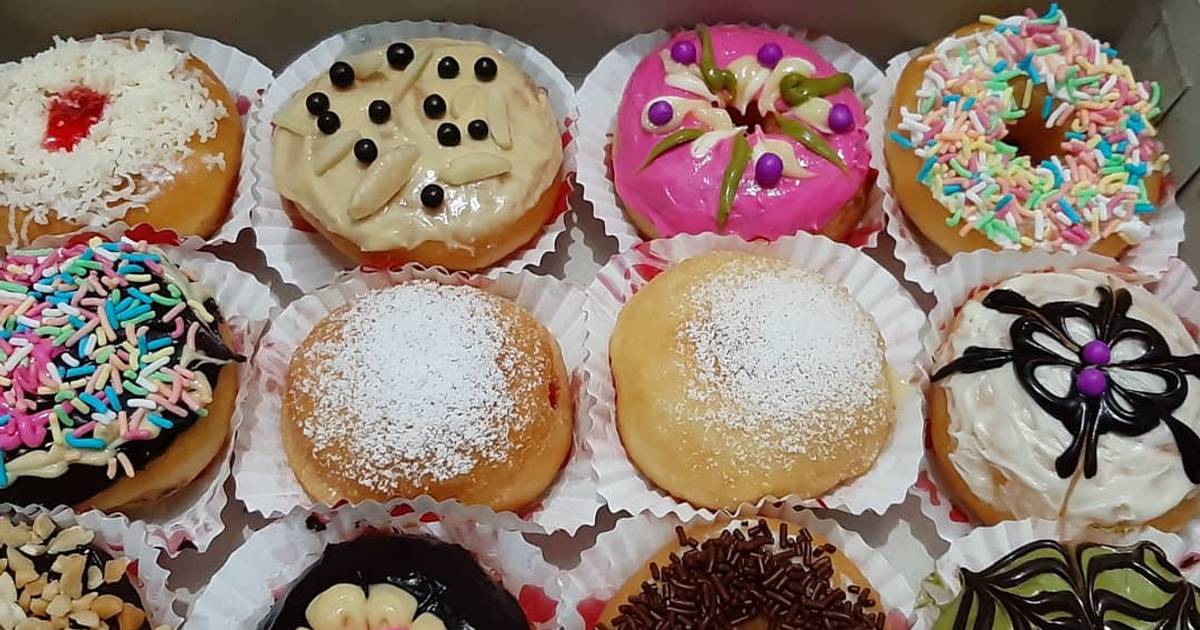 Resep Donat Susu Premium Mirip J.Co oleh Fiona Rosarie - Cookpad
