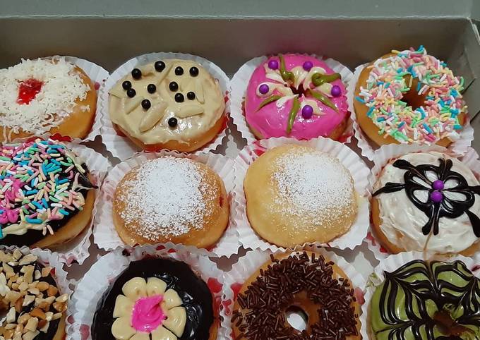 Resep Donat Susu Premium Mirip J.Co oleh Fiona Rosarie - Cookpad