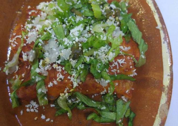 Enchiladas rojas Receta de Jessica Marlen Reyes.- Cookpad