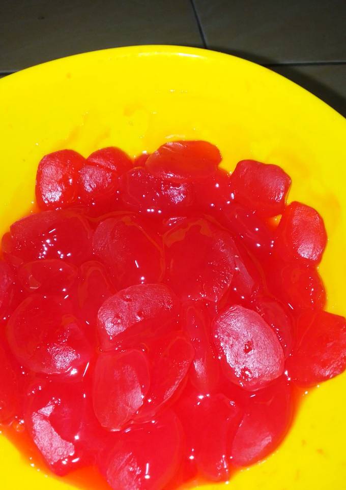Resep Cangkaleng merah merona (kolang-kaling) oleh Naila Ziya.M - Cookpad