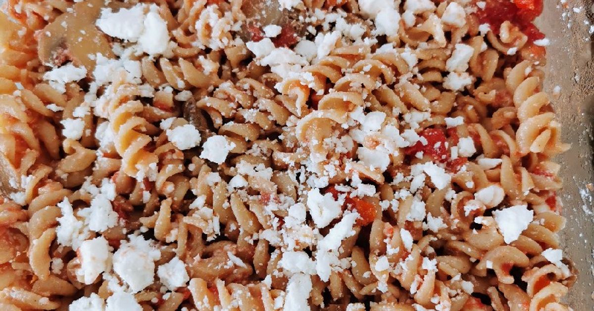 Μακαρόνια ολικής με φέτα και ντομάτα Συνταγή από τον/την Anthie ...