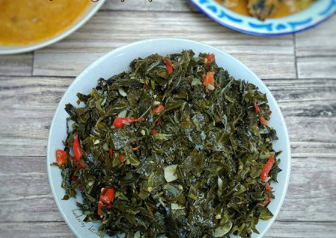 Resep Sayur Garo Daun Singkong oleh Hadleny Kitchen - Cookpad