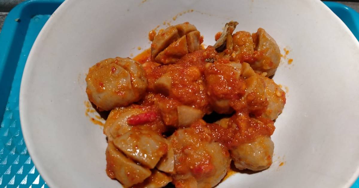 Resep Bakso Pentol Pedas Gurih!!!! oleh Rahma Dianti Agyasari - Cookpad