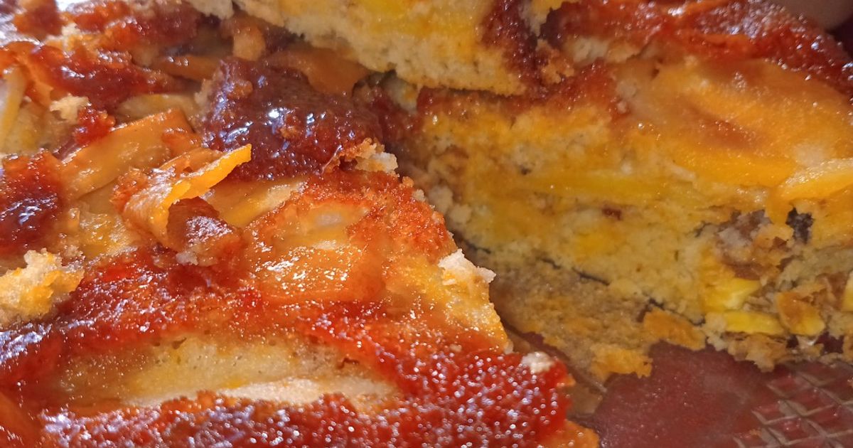 Torta Invertida De Manzana Y Nuez Receta de silvina mazzitelli- Cookpad