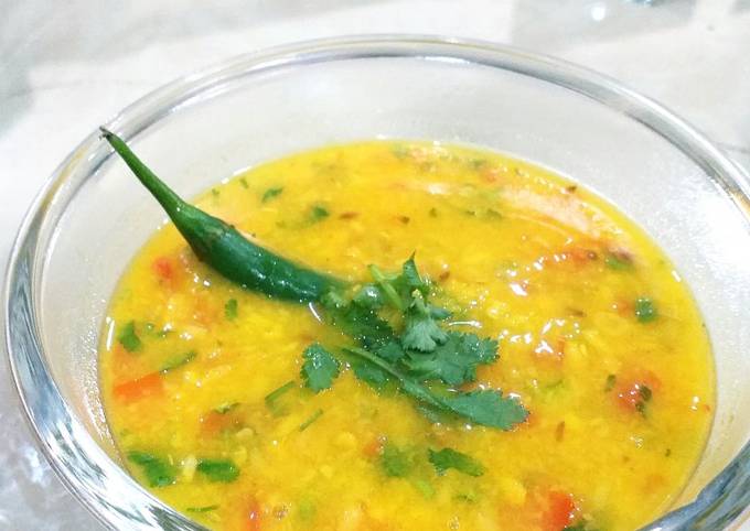 Peeli moong daal fry Recipe by Jyoti Kukreja - Cookpad