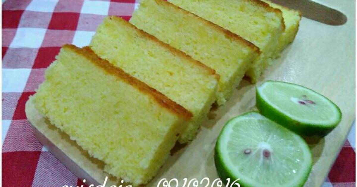 Resep Bolu jadul lemon polos oleh euisdeja - Cookpad