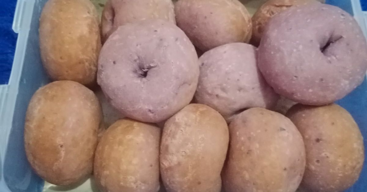 Resep Donat Ubi Ungu🍩🍠💜 oleh Agsha - Cookpad