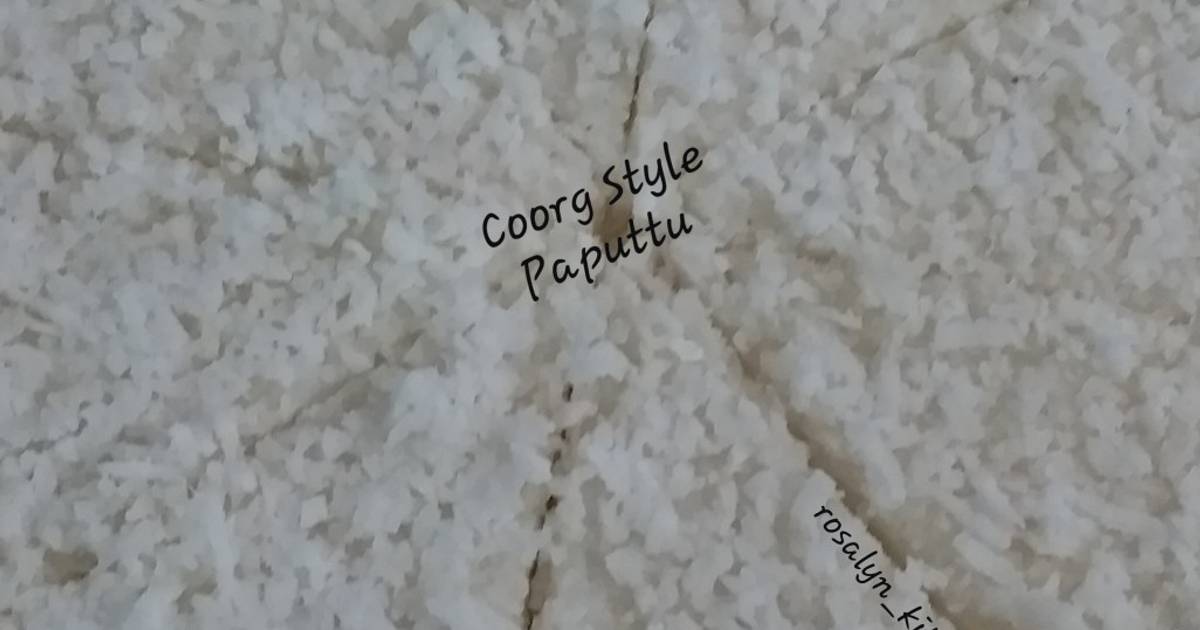 Coorg Style Paputtu Recipe by Rosalyn John - Cookpad