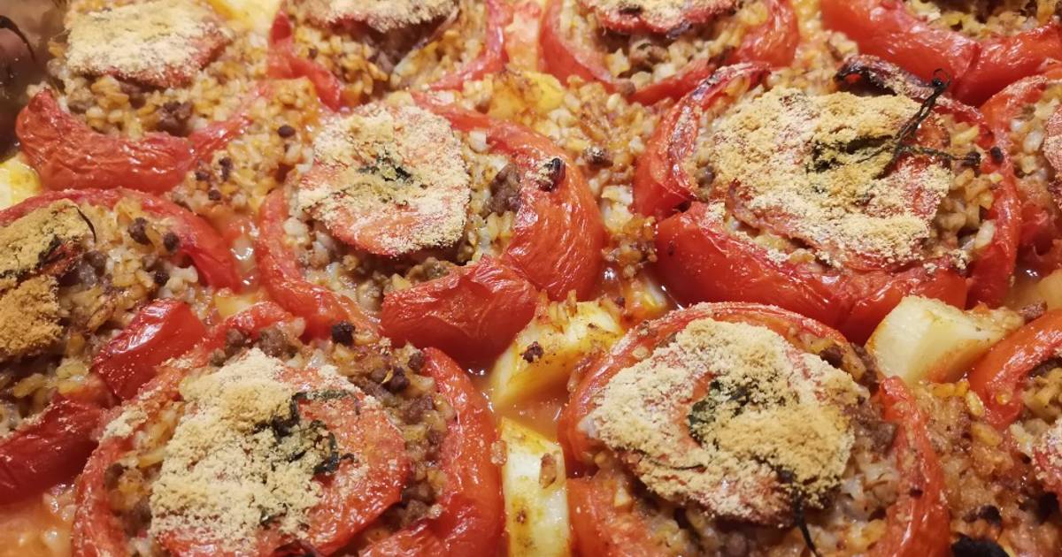 344 εύκολες και νόστιμες σπιτικές συνταγές για ντοματες γεμιστες με ...