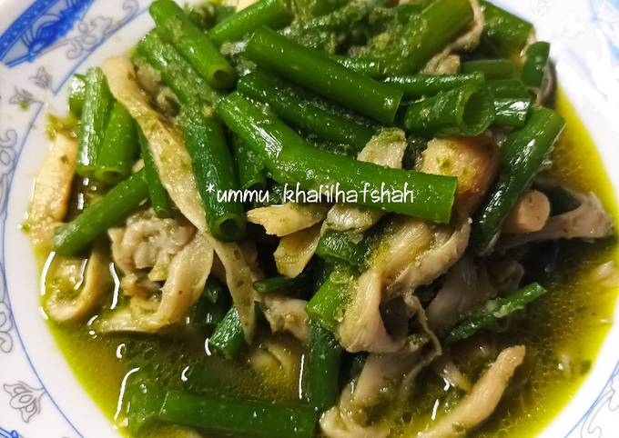 Resep Tumis Jamur Tiram Dan Sayur Tombak Bawang Cabe Hijau Oleh Desi
