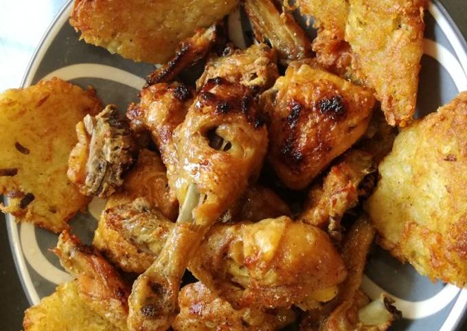 Pollo rustido con patatas crujientes Receta de joan- Cookpad