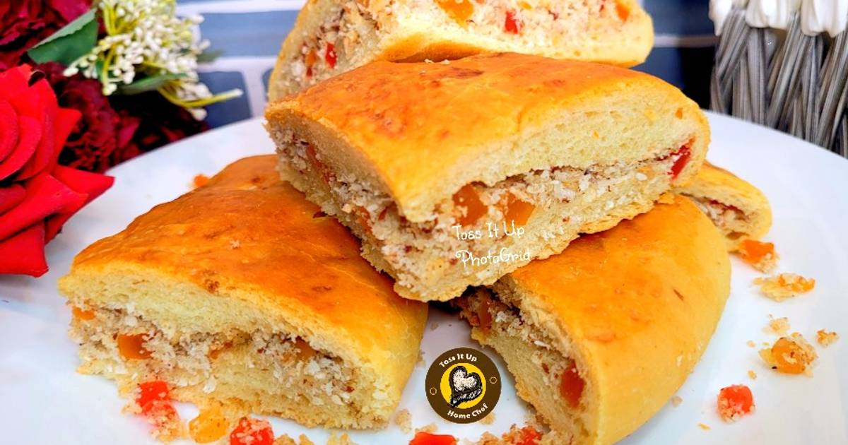 Dilpasand Dilkhush South Indian Sweet Bread With Dryfruits Filling ...