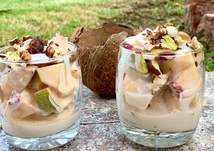 Simple Way to Prepare Ultimate Fruit Coconut parfait 🥥 - Delicious ...