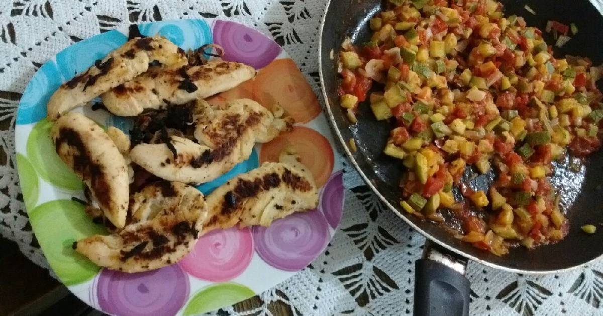 Fajitas de pollo a la mexicana - 6 recetas caseras- Cookpad