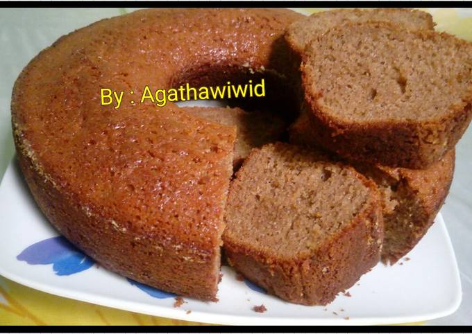 Resep Bluder Cake Coklat pisang oleh Agatha Wiwid - Cookpad