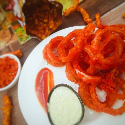 Cheetos Onion Rings Recipe by Nazia Qureshi - Cookpad