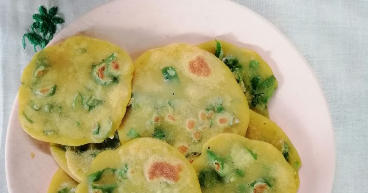 Resipi Lempeng Bunga Labu Bayam Brazil oleh Nor Zeha Baba - Cookpad