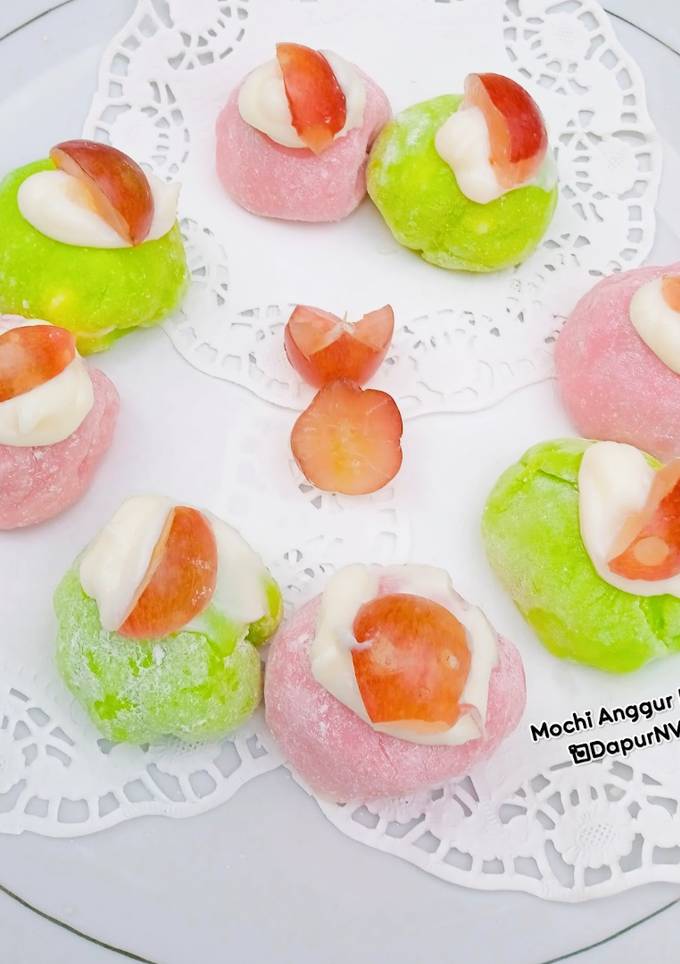 Resep Mochi Anggur Mini oleh Nova Risky Anriani - Cookpad