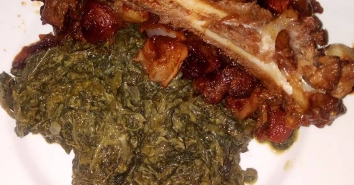 Fried matton with managu Recipe by Okello fredi - Cookpad