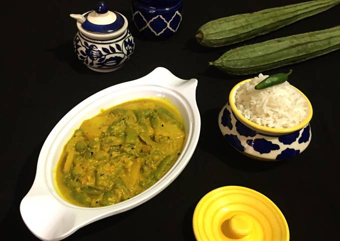 Jhinge Posto / Ridge Gourd in Poppy Mustard Sauce Recipe by Sudipa Gope ...