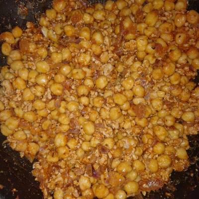 Garbanzos con carne picada Receta de noor- Cookpad