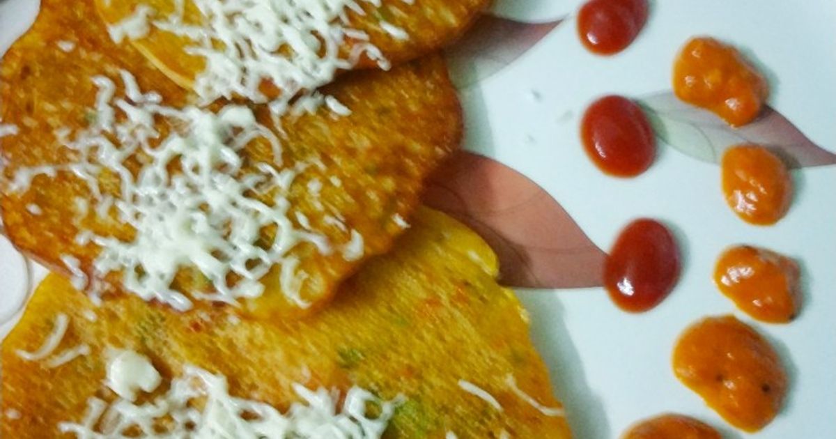 Mix Flour Veg Uttapam Recipe by Rekha Rathi - Cookpad