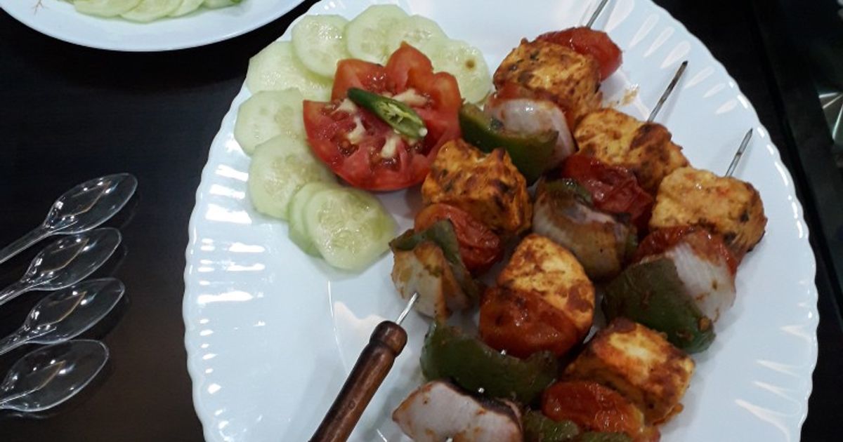 Paneer Tikka👉 Delicious Party Starter Recipe by Arachana ( Tanya) - Cookpad