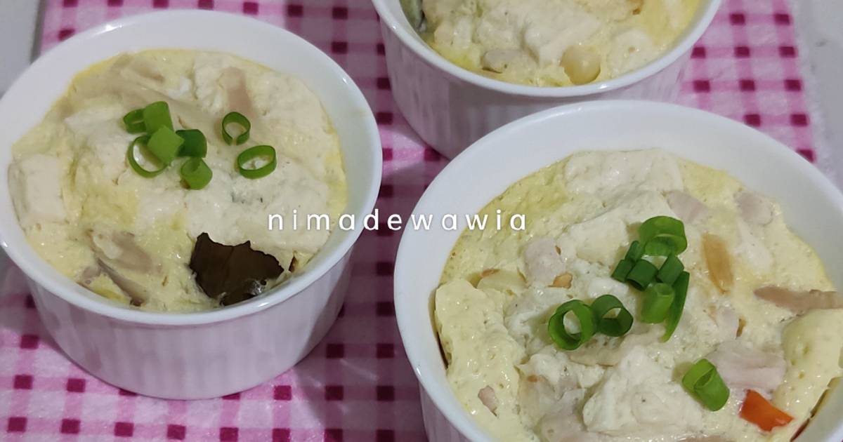 Resep Protein Kukus (Tahu, Ayam dan Jamur) oleh Wawia Ni Made - Cookpad