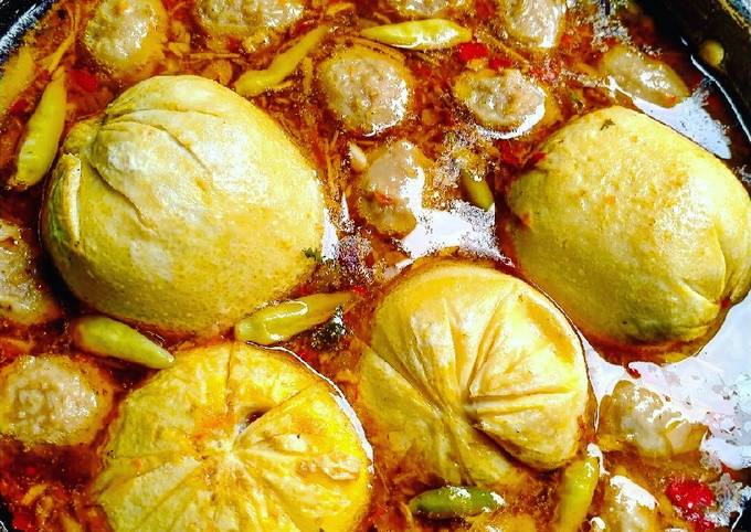 Resep Bakso selimut kuah taichan oleh Ade - Cookpad