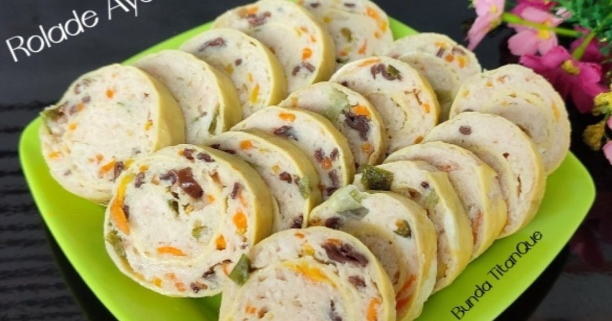 Resep Rolade Ayam Jamur oleh Bunda TitanQue - Cookpad