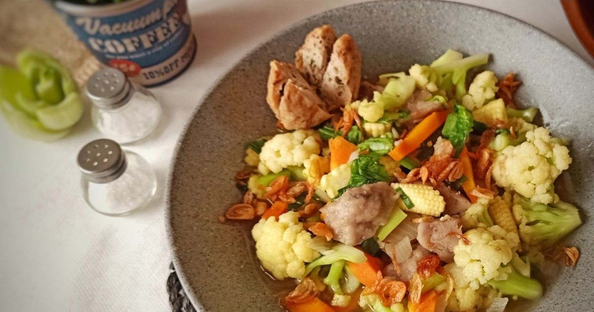 Resep capcay bakso rumahan enak dan mudah - Cookpad