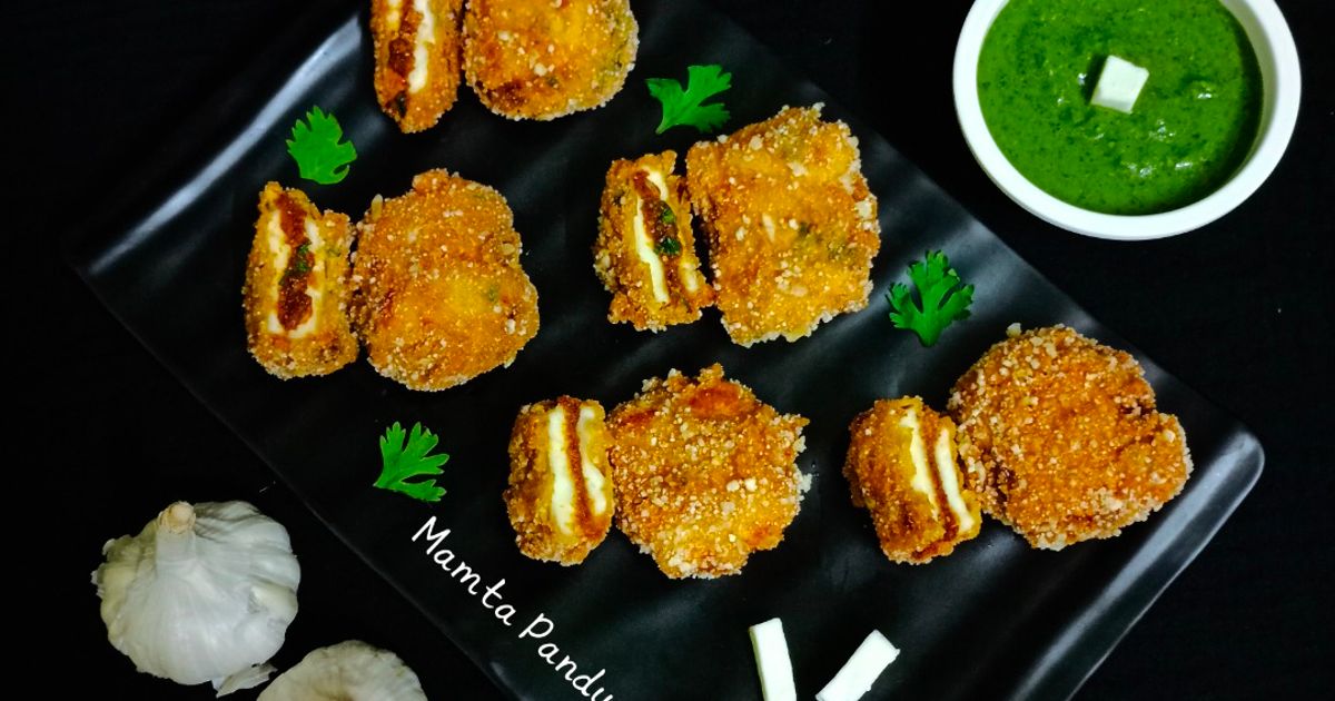 Garlic Paneer Pakoda Recipe by Mamta Pandya - Cookpad